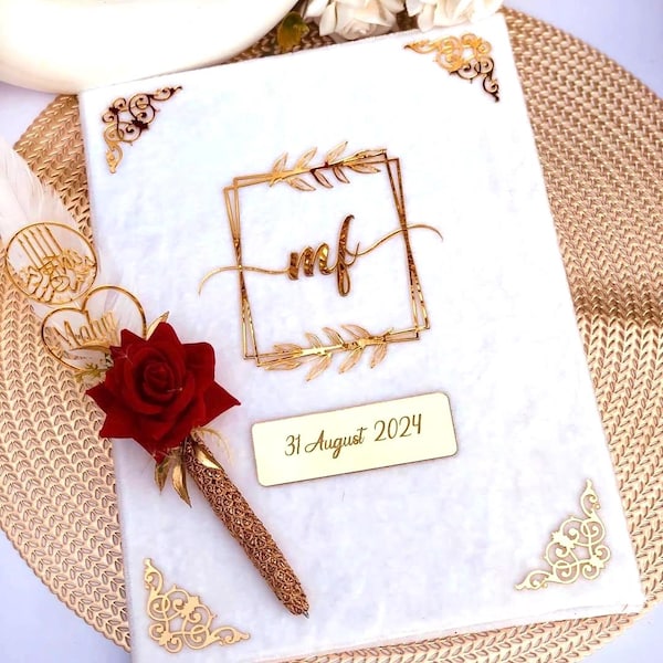 Nikah Booklet - Etsy