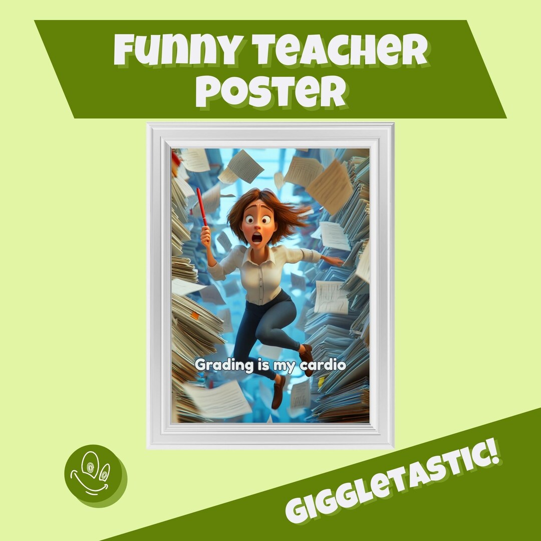 Funny Teacher Poster: Witty Classroom Printable Art (instant Download ...