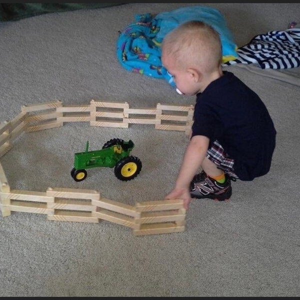 Toy Wooden Farm Fence - Etsy