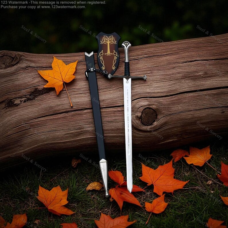 Anduril Sword of Aragorn Narsil Replica King Elessar Broken Sword Lord ...