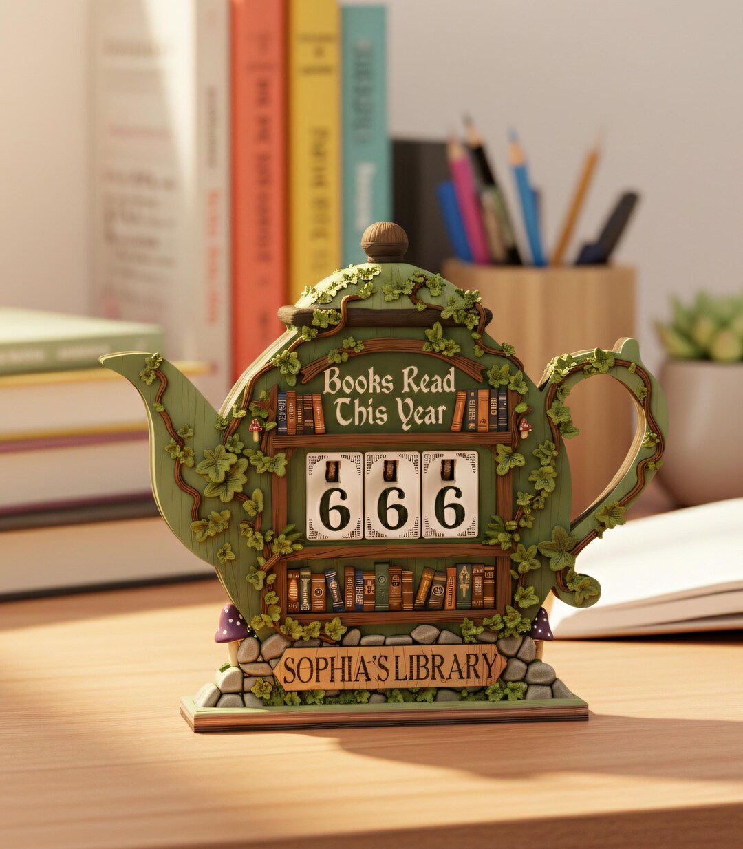 Personalized Books Read This Year Tracker Sign,book Lover Reader Gift ...