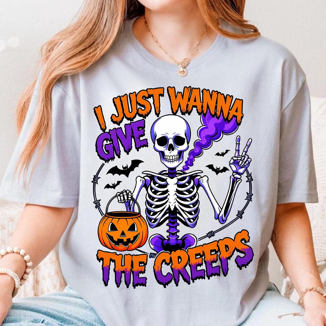 I Just Wanna Give You the Creeps Png, Funny Halloween PNG, Creepy ...