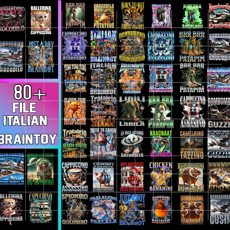 Italian Brainrot Png - Etsy