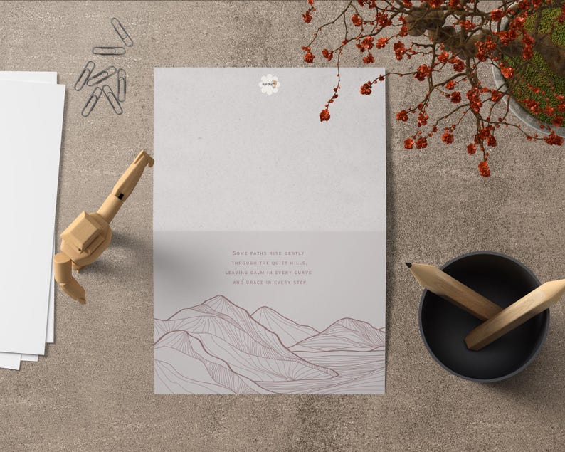 Minimalist Memorial Card, Sympathy Card, Bereavement Condolence for ...