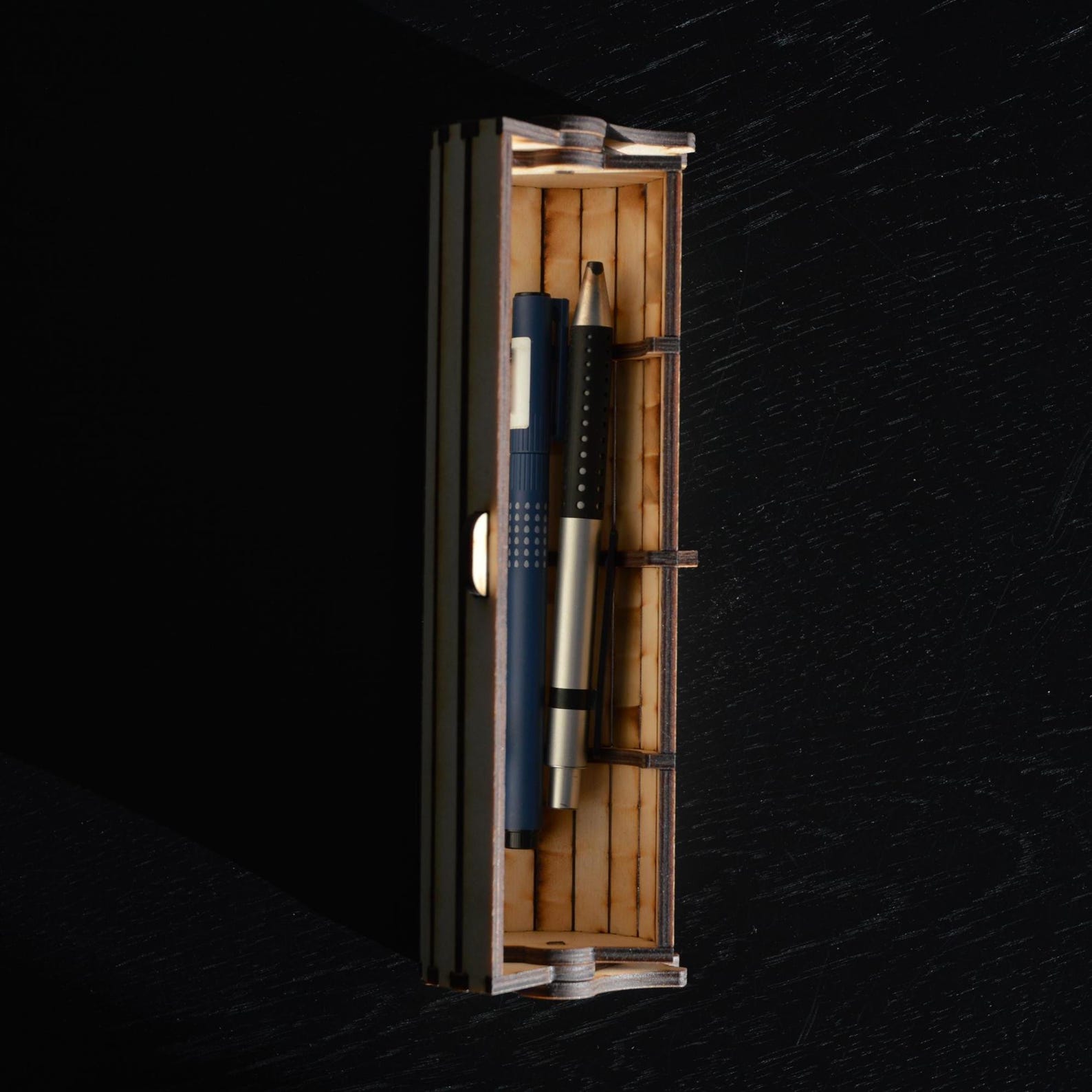 Pencil Case Box With Slider | Digital Download File for Laser Cutting ...