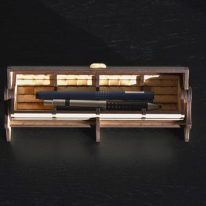 Pencil Case Box With Slider | Digital Download File for Laser Cutting ...