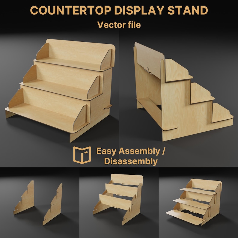 Crafts Display Stand - Digital Download of Laser Cutting Files: Market ...