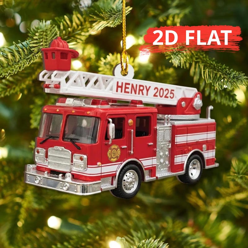 Truck Christmas Ornaments - Etsy