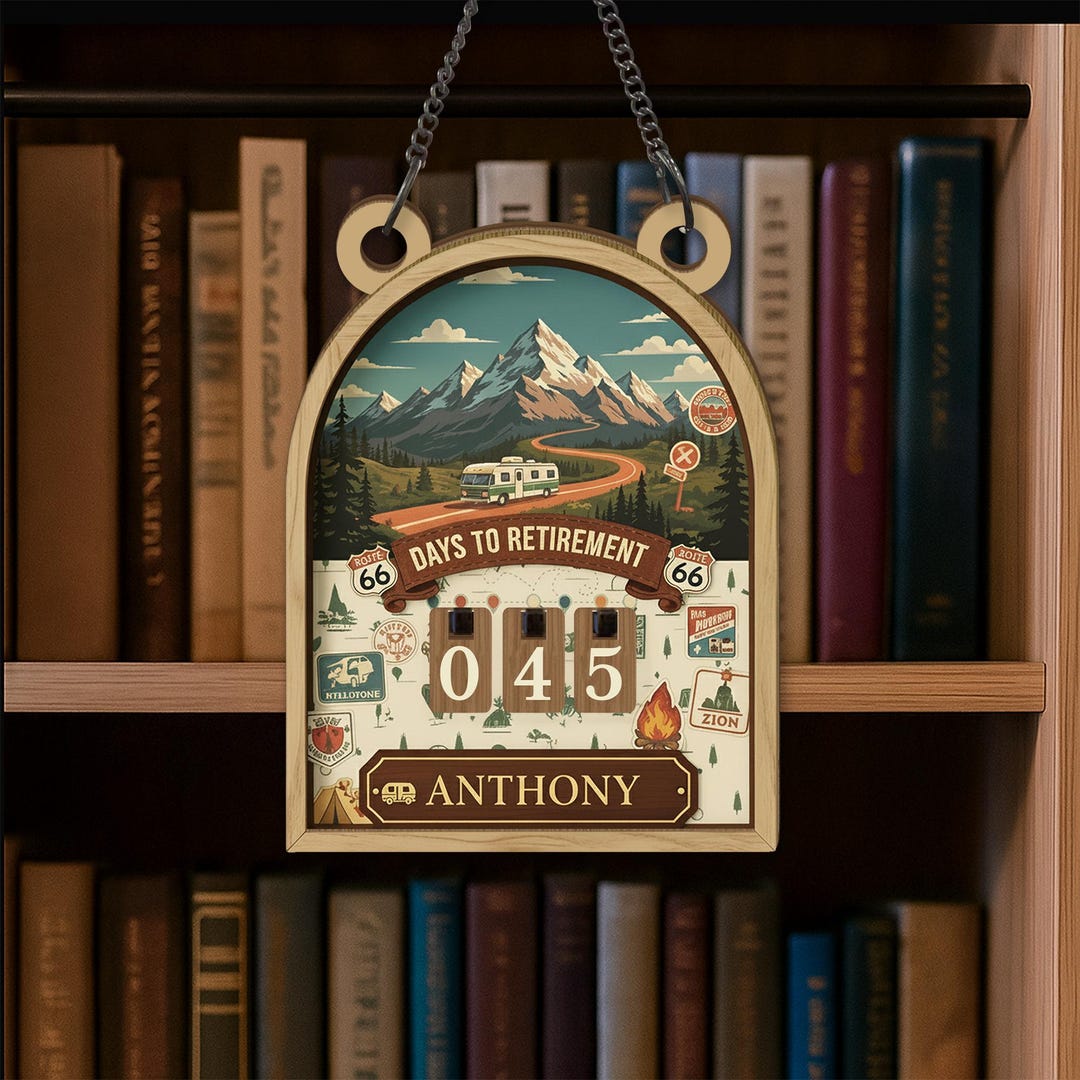 Custom Retirement Countdown Calendar, Days Until Freedom Sign, RV ...