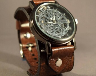 Steampunk watch | Etsy