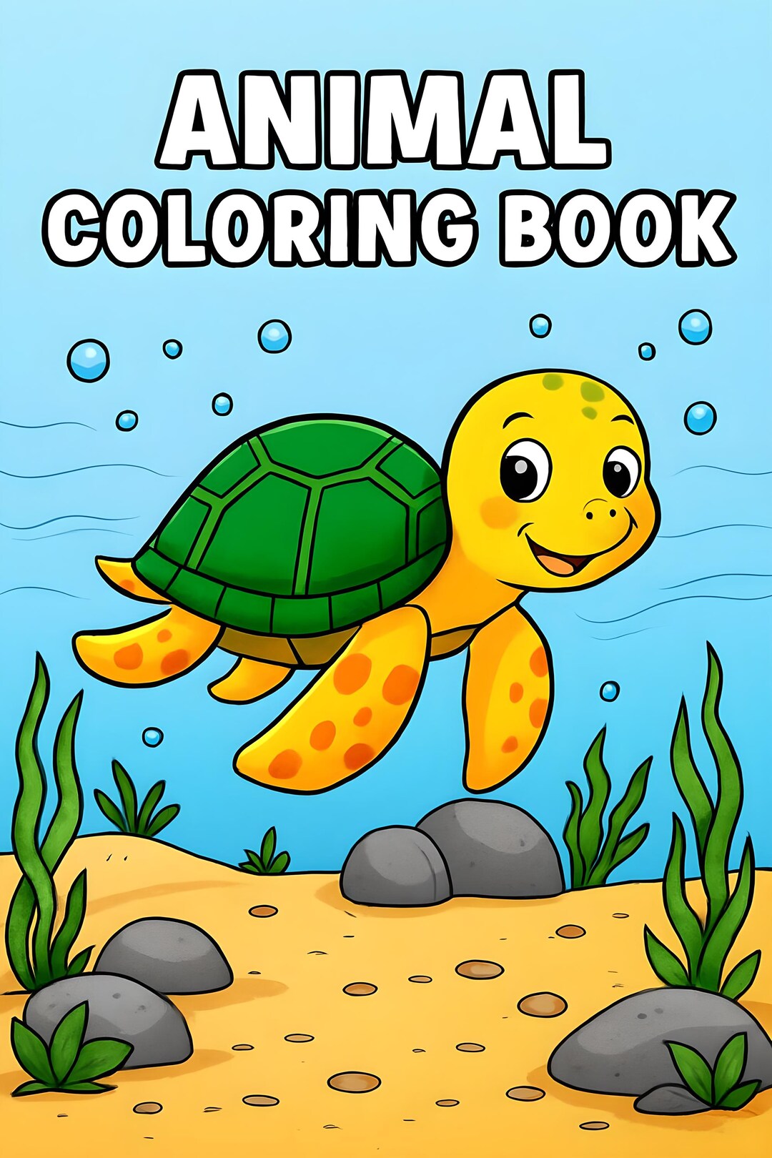 Animal Coloring Pages for Kids – Fun Printable Activity Book for Ages 3 ...