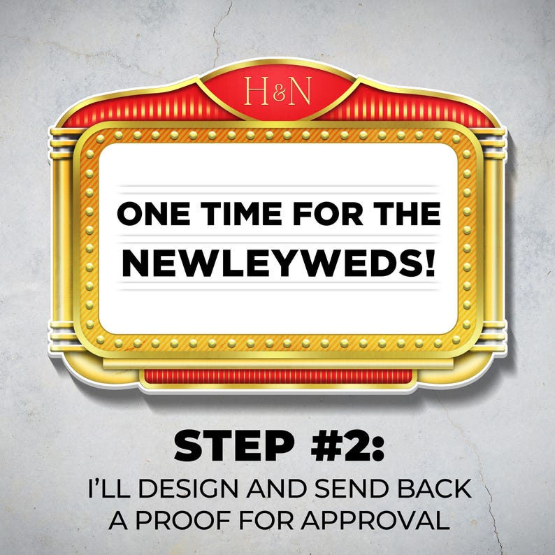 Marquee Bottle Service Sign Template - Etsy