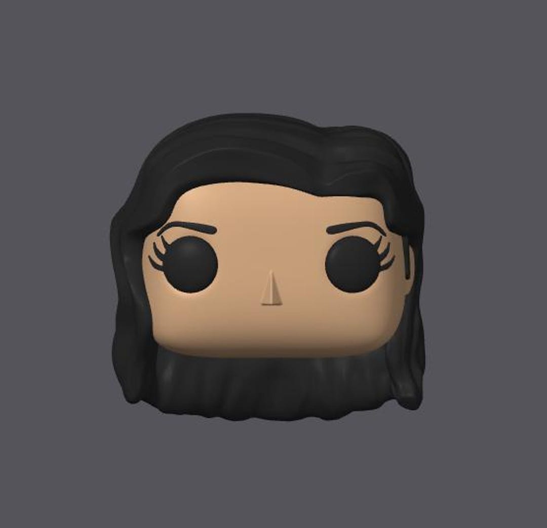 Custom Funko Pop Head Female 2 - Etsy
