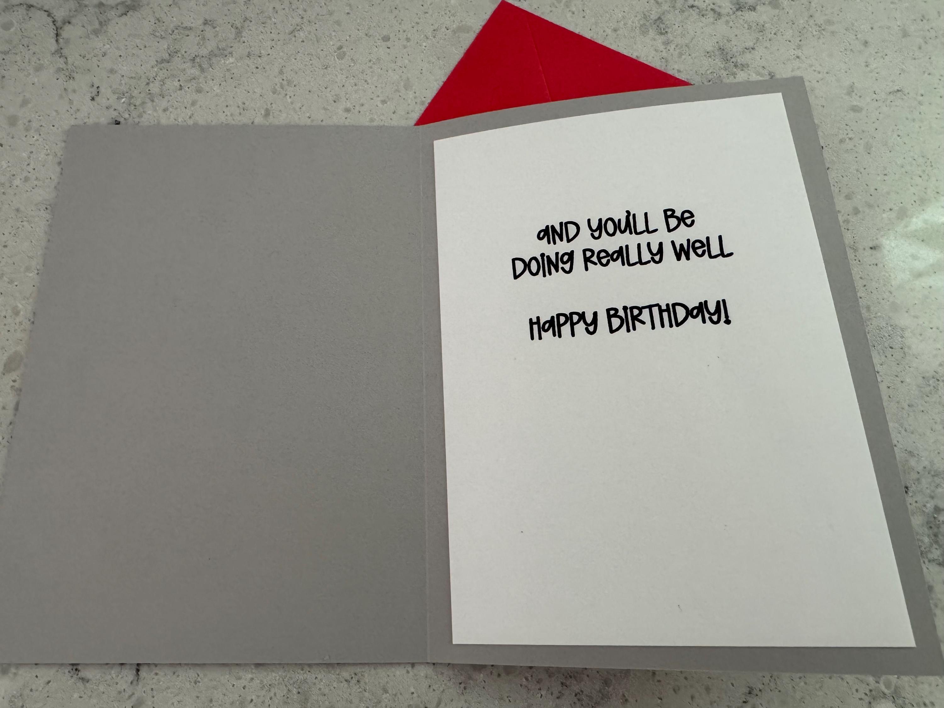 Funny Old Man Birthday Card – Handmade Humorous Greeting - Etsy