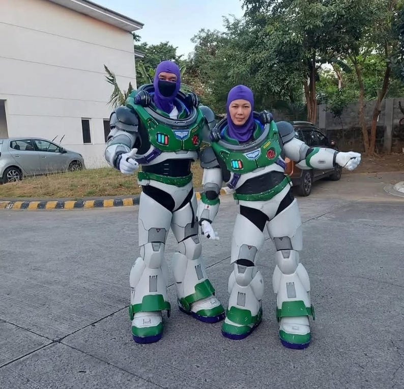 Buzz Lightyear Couple Cosplay Armor Set – Full EVA Foam Spacesuit ...