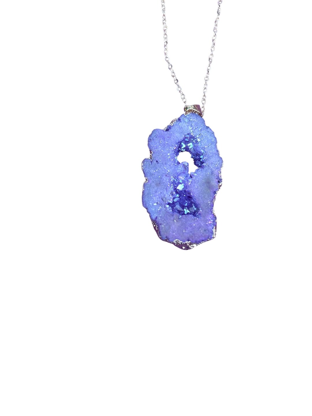 Crystal Geode Slice Necklaces! - Etsy