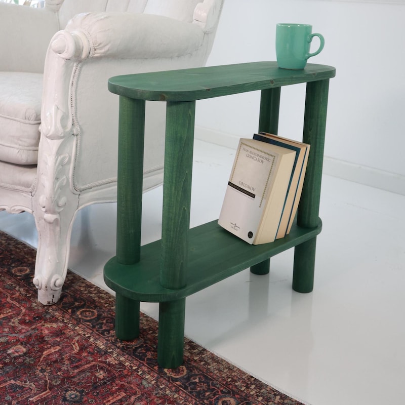 Side Table Book Shelves - Etsy