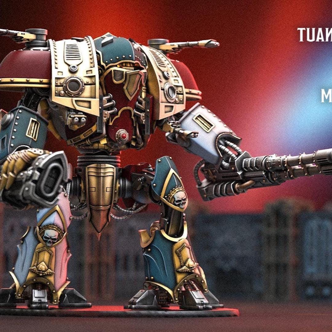 Inquisitorial Juggernaut Knight | Divine Mecha Vanguard - Etsy