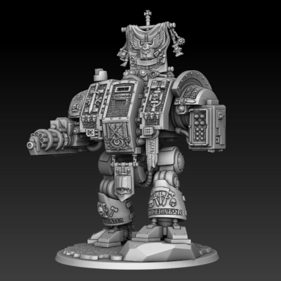 Silver Wardens: Box Walking Robot of Death | ABS Resin Miniature Kit - Etsy