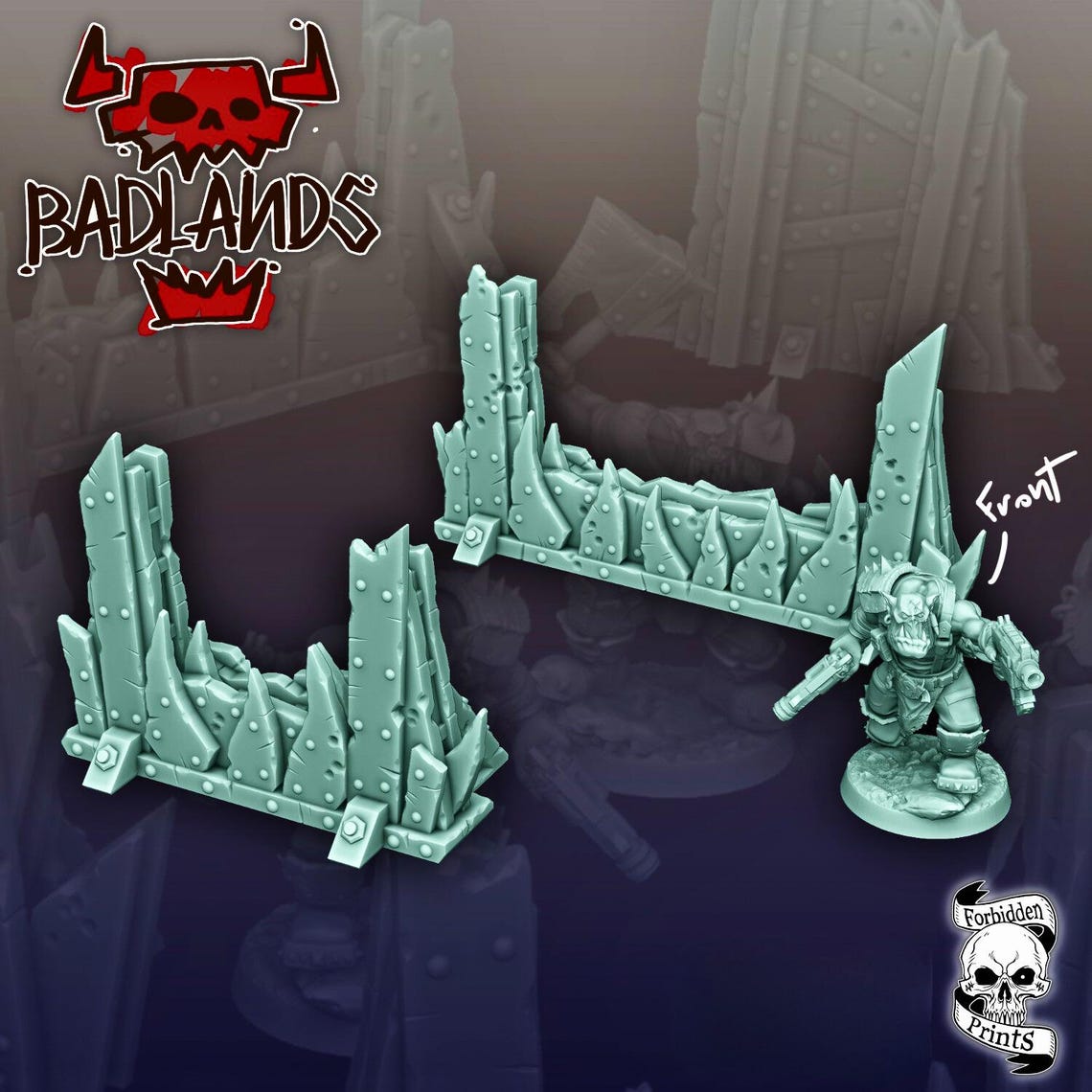 Badlands Wargaming Terrain Set | Modular Orc Fortress - Etsy
