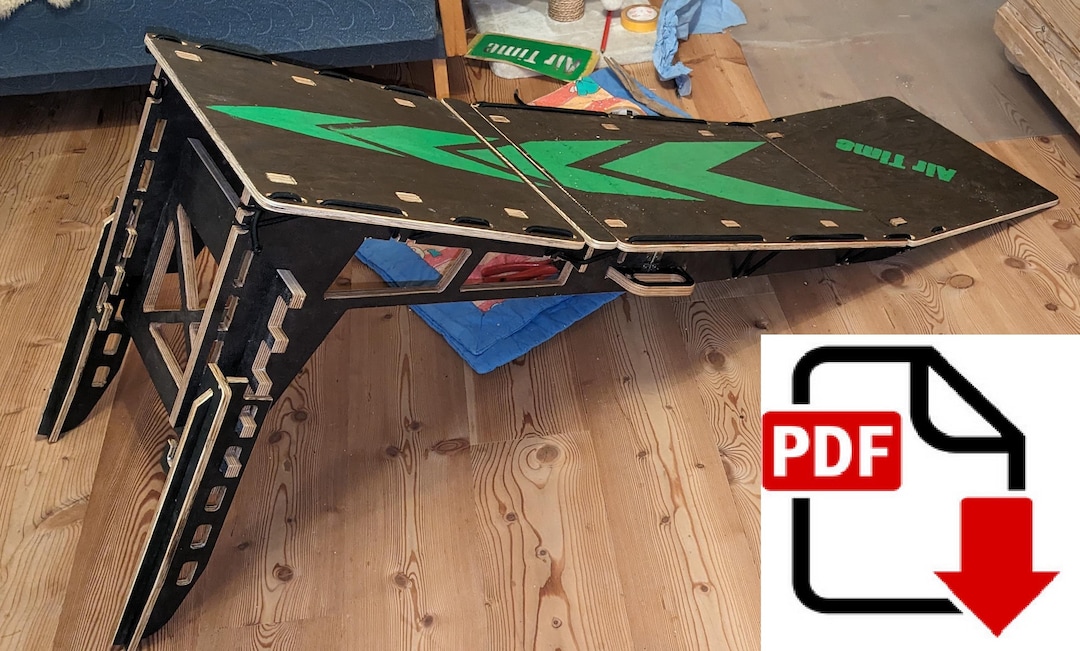 Construction Plans Ramp Kicker Jumper Medium MTB BMX Height 43 Cm - 62 ...