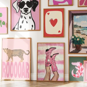 200 Preppy Gallery Wall Art Prints | Retro Eclectic Decor (digital ...