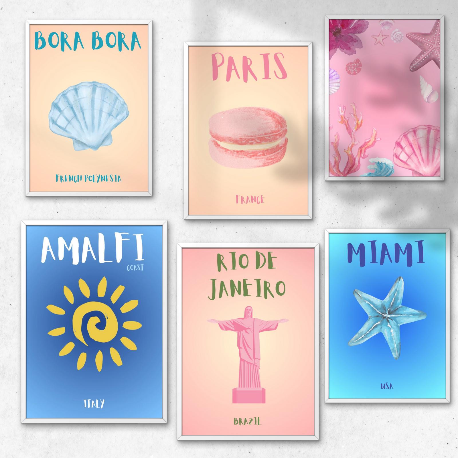 55 Preppy Posters Aesthetic, Digital Preppy Prints Set, Preppy Pink ...