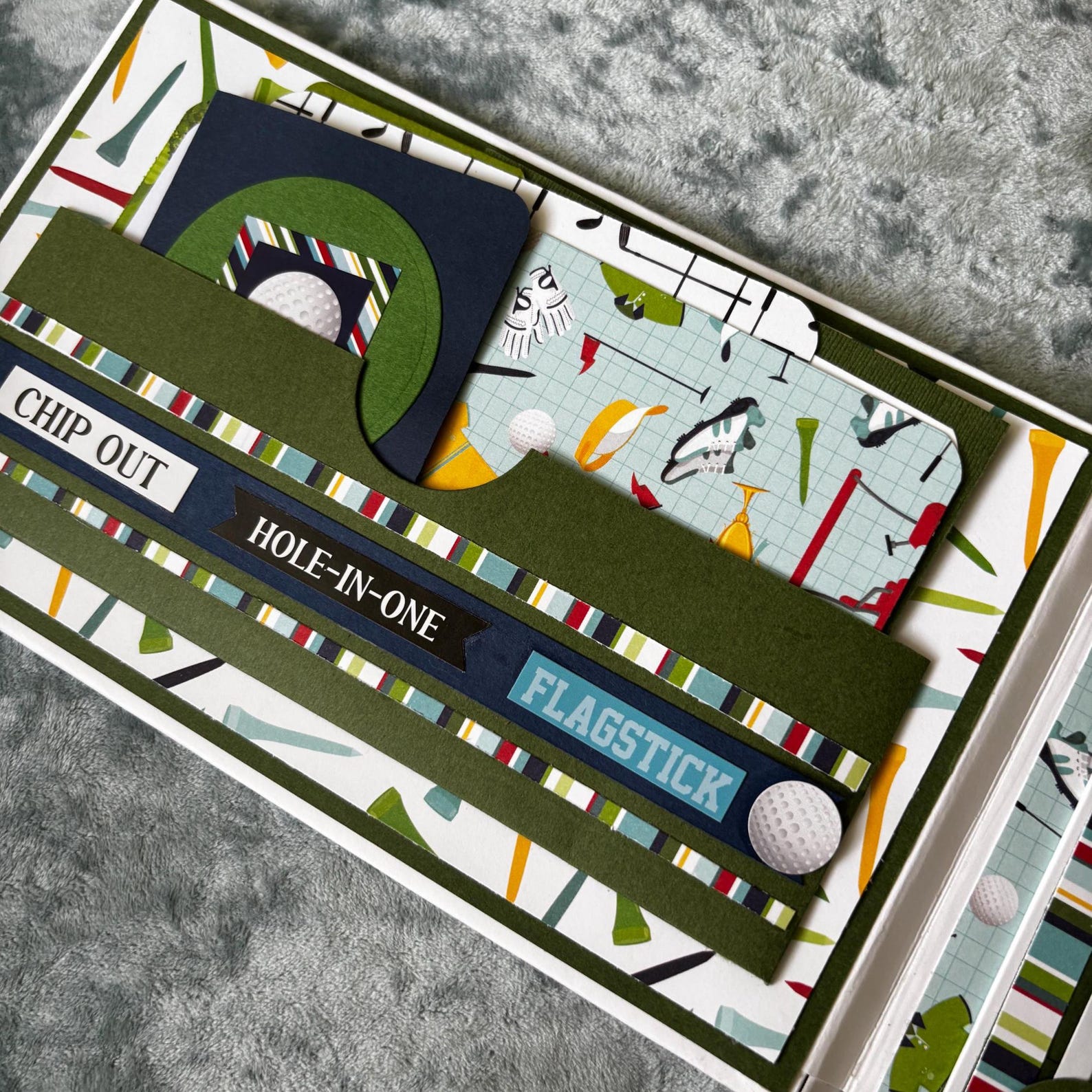 Golf Scorecard Album for Golfer Mini Scrapbook Album for Golf Trip - Etsy