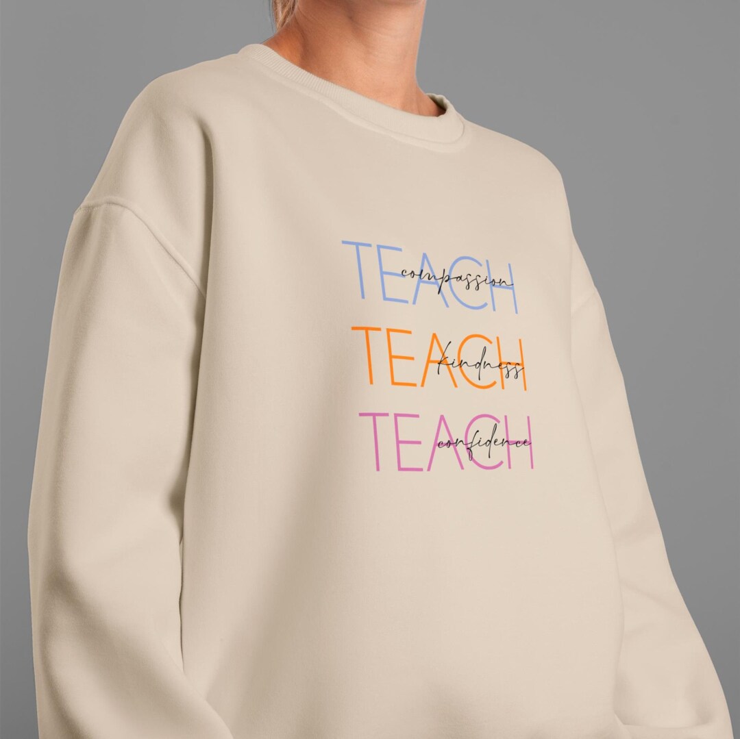 Teacher Inspirational Quote SVG File – Teach Compassion Kindness ...