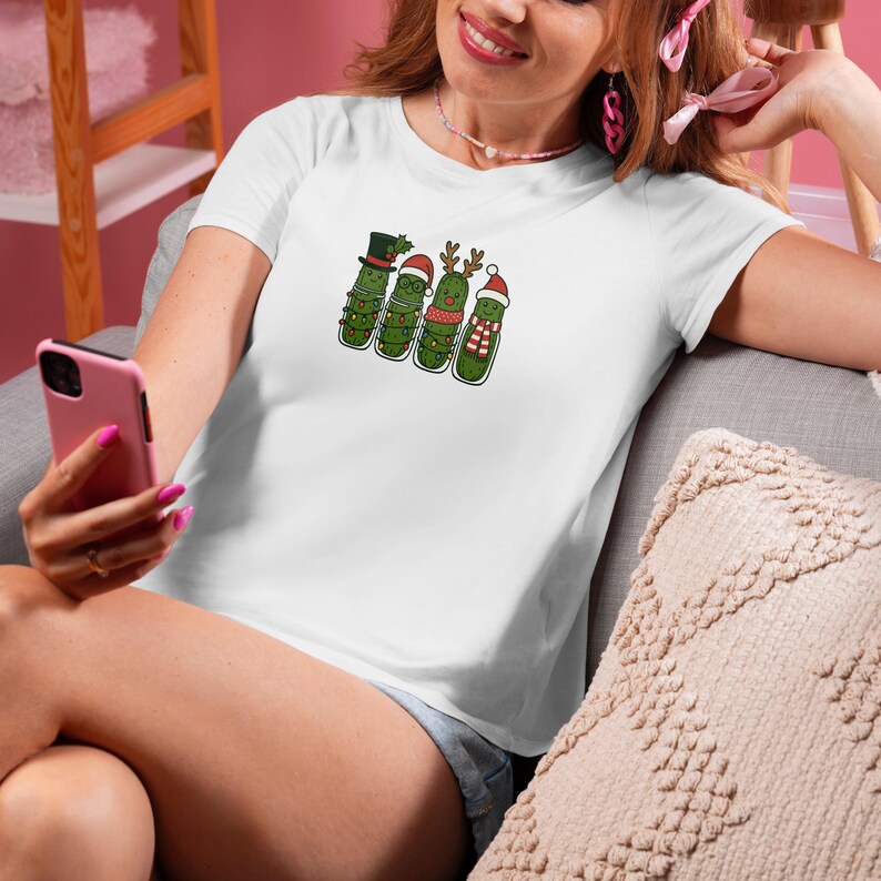 Funny Christmas Pickles SVG PNG PDF | Cute Holiday Pickle Clipart ...