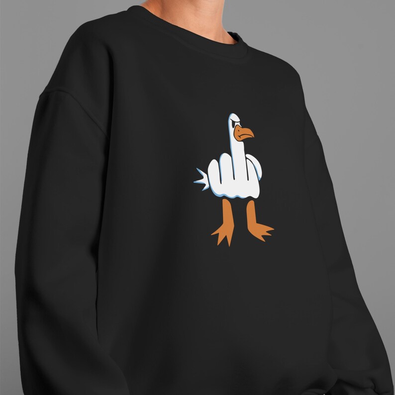 Funny Goose Middle Finger SVG Bundle, Sarcastic Goose PNG, Offensive ...