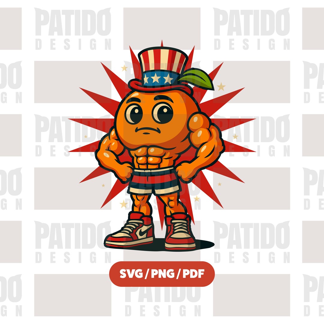 Udin Din Din Dun Brainrot Clipart for 4th of July Svg, Independence Day ...