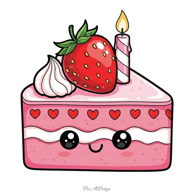 Animal Birthday Party Clipart, Kawaii Animal Clipart, Birthday Party ...