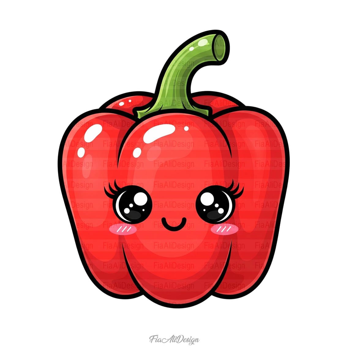 Cute Veggie Friends Clipart, Kawaii Vegetable Clipart Set, Cute ...