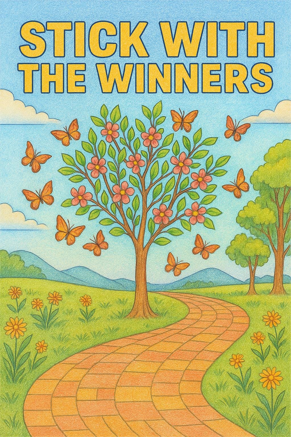 Stick With the Winners Coloring Page (sobriety, Recovery, AA, 12 Steps ...