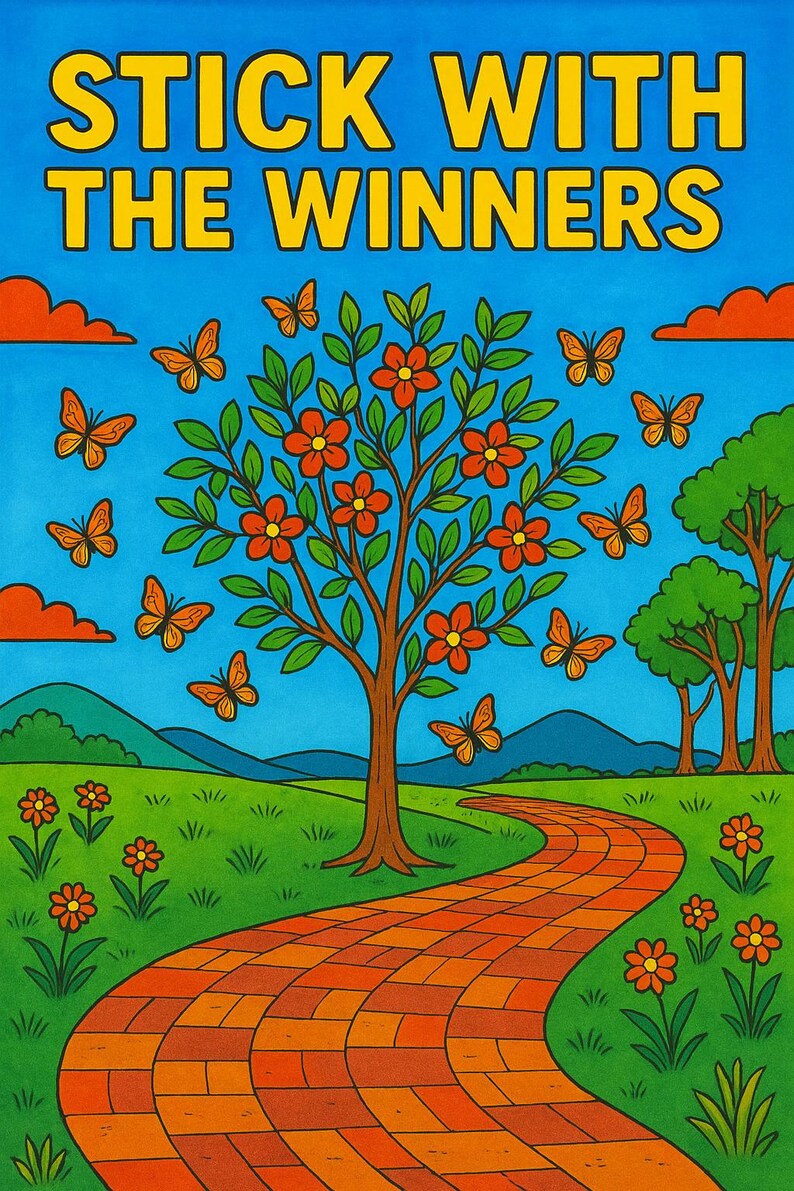 Stick With the Winners Coloring Page (sobriety, Recovery, AA, 12 Steps ...