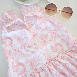 Matching Sisters Pink Toile Easter Dresses Baby Girl Romper - Etsy