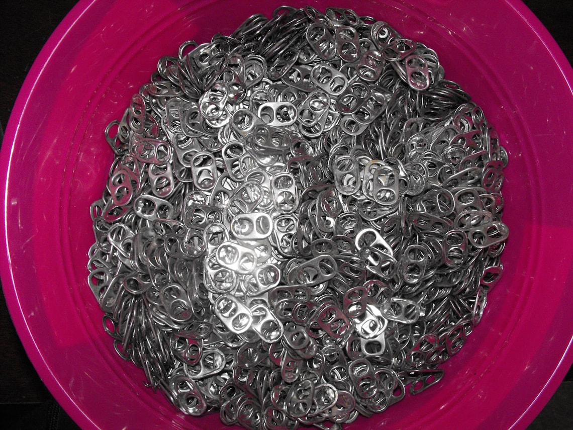 Aluminum Soda Pop or Beer Tabs for Crafts (choose Your Quantity) 50 ...