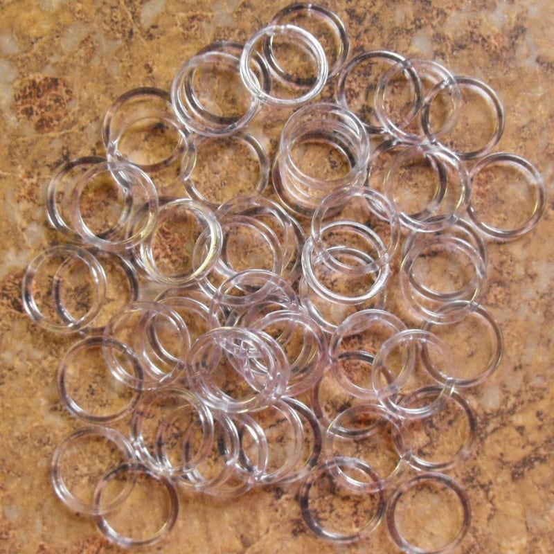 Plastic Rings - Etsy