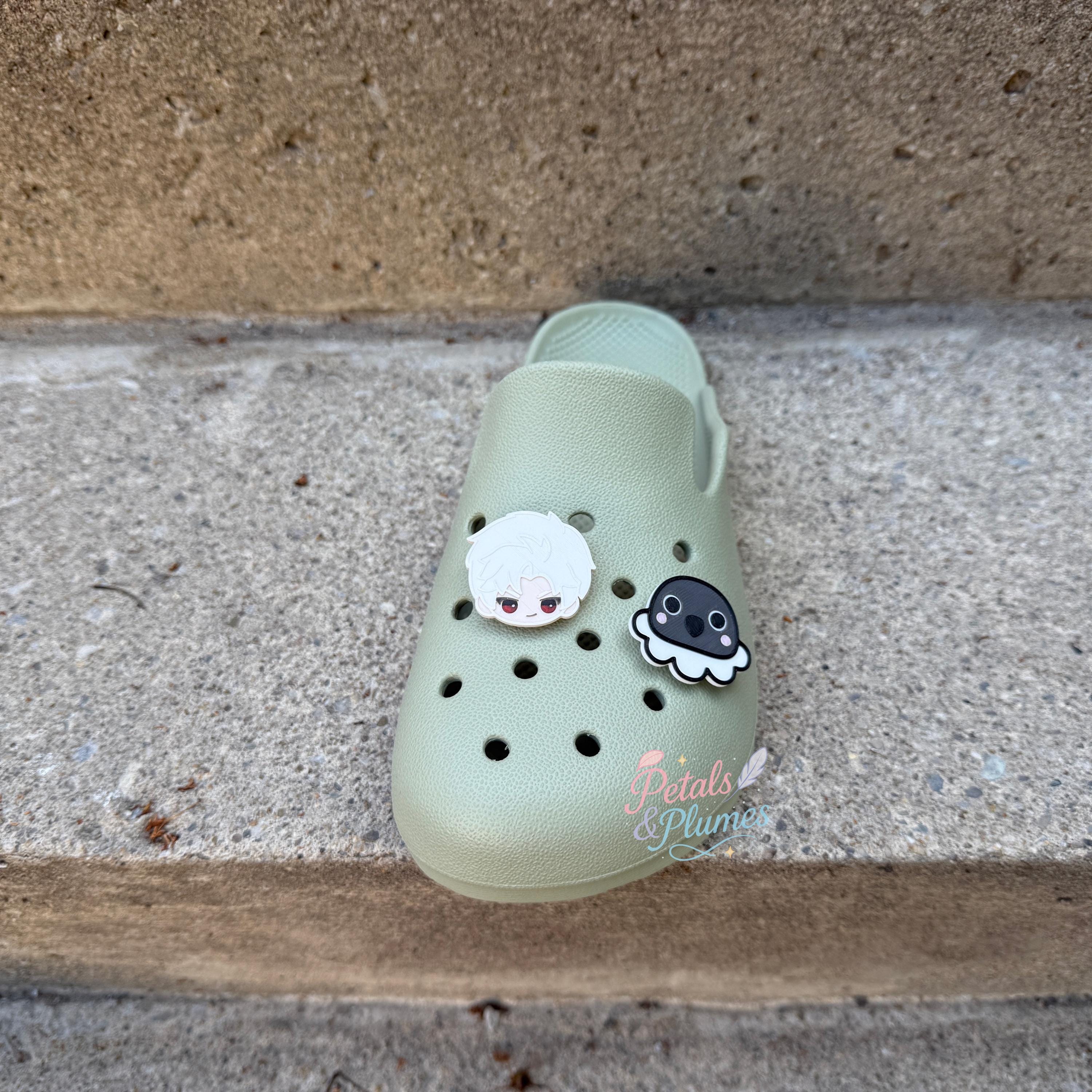 Love and Deepspace Crocs Shoe Charms – Chibi Boys + Plushie Claw ...