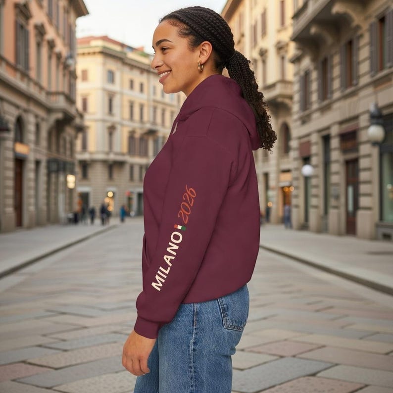 Custom Milano Cortina 2026 Hoodie, Here for Pasta & Figure Skating ...