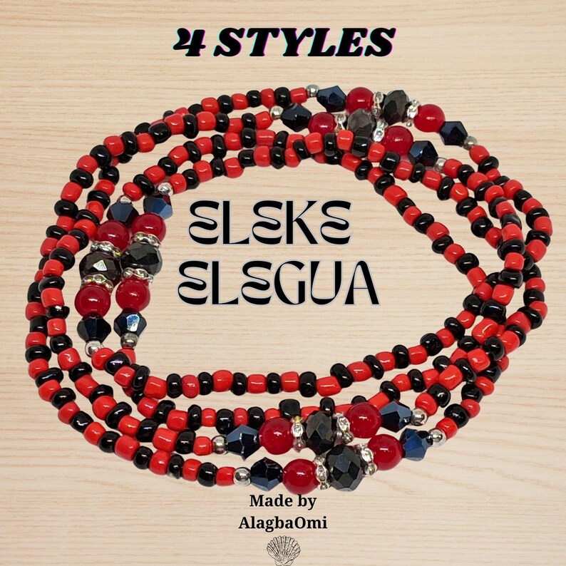 Eleke Eleggua, Necklace Elegua, Collar Elegua - Etsy