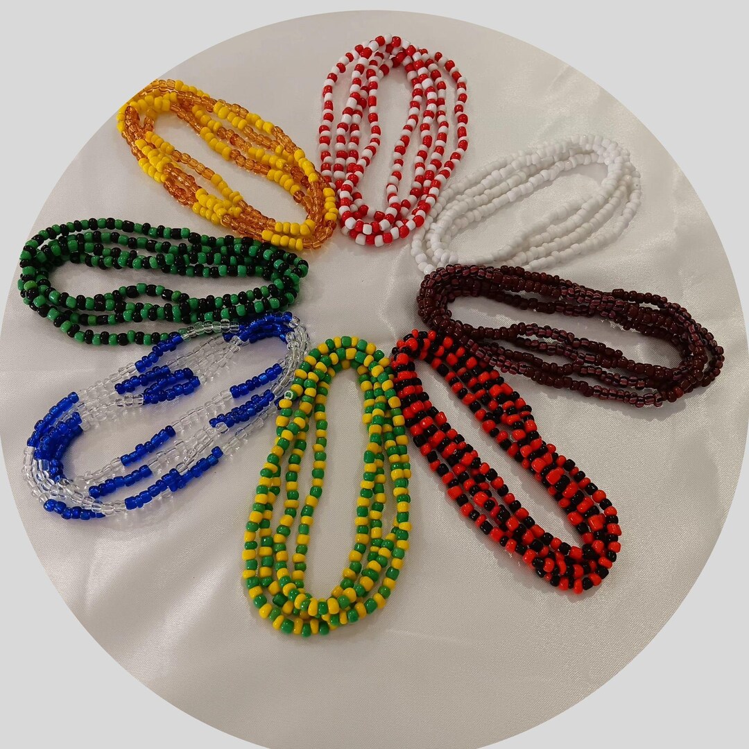 Basic Necklaces of the Orishas, Elekes, Necklace, Yemaya, Oshun, Elegua ...