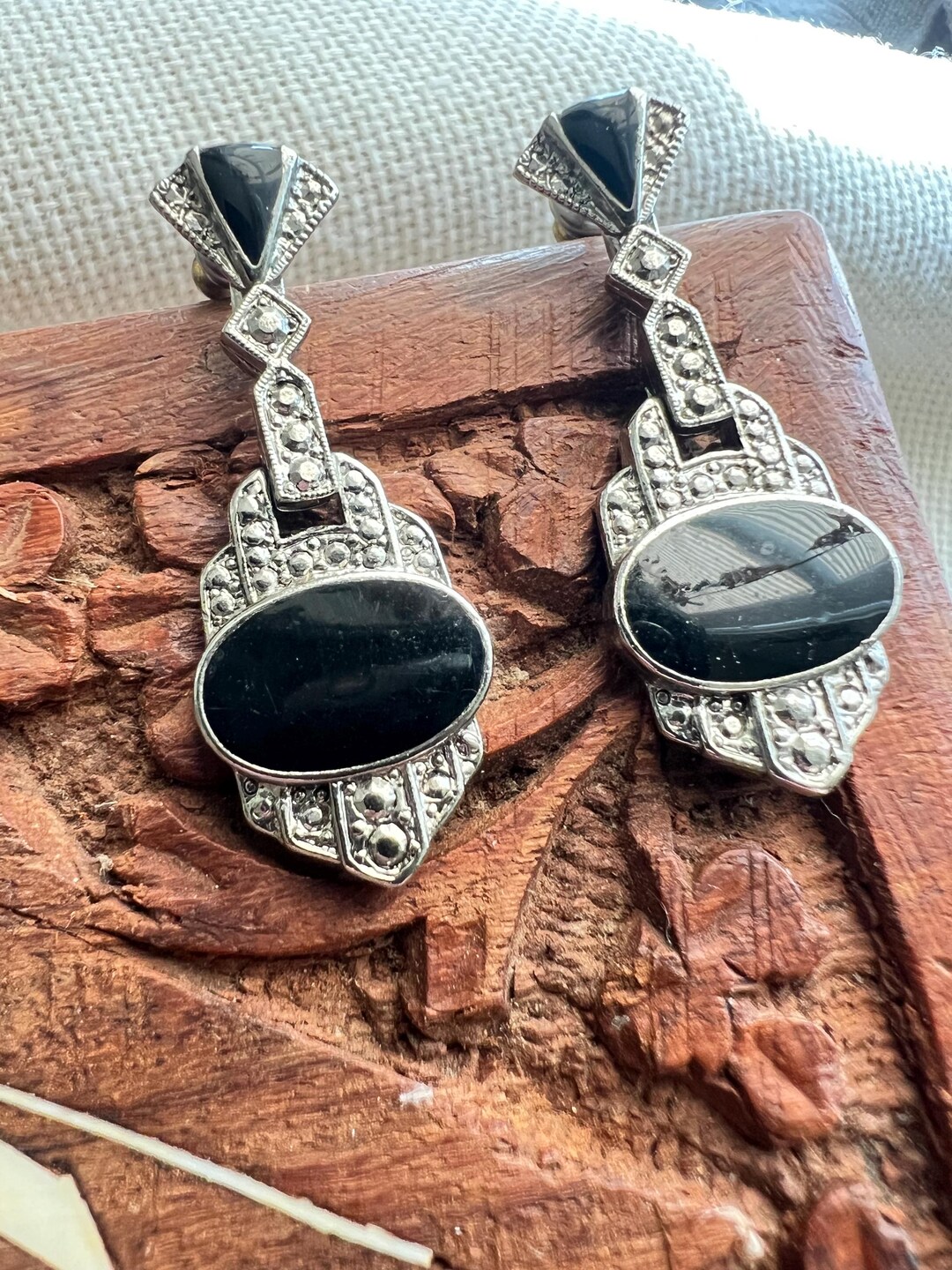 Art Deco Earrings – 1920s Gatsby Flapper Retro Vintage - Etsy