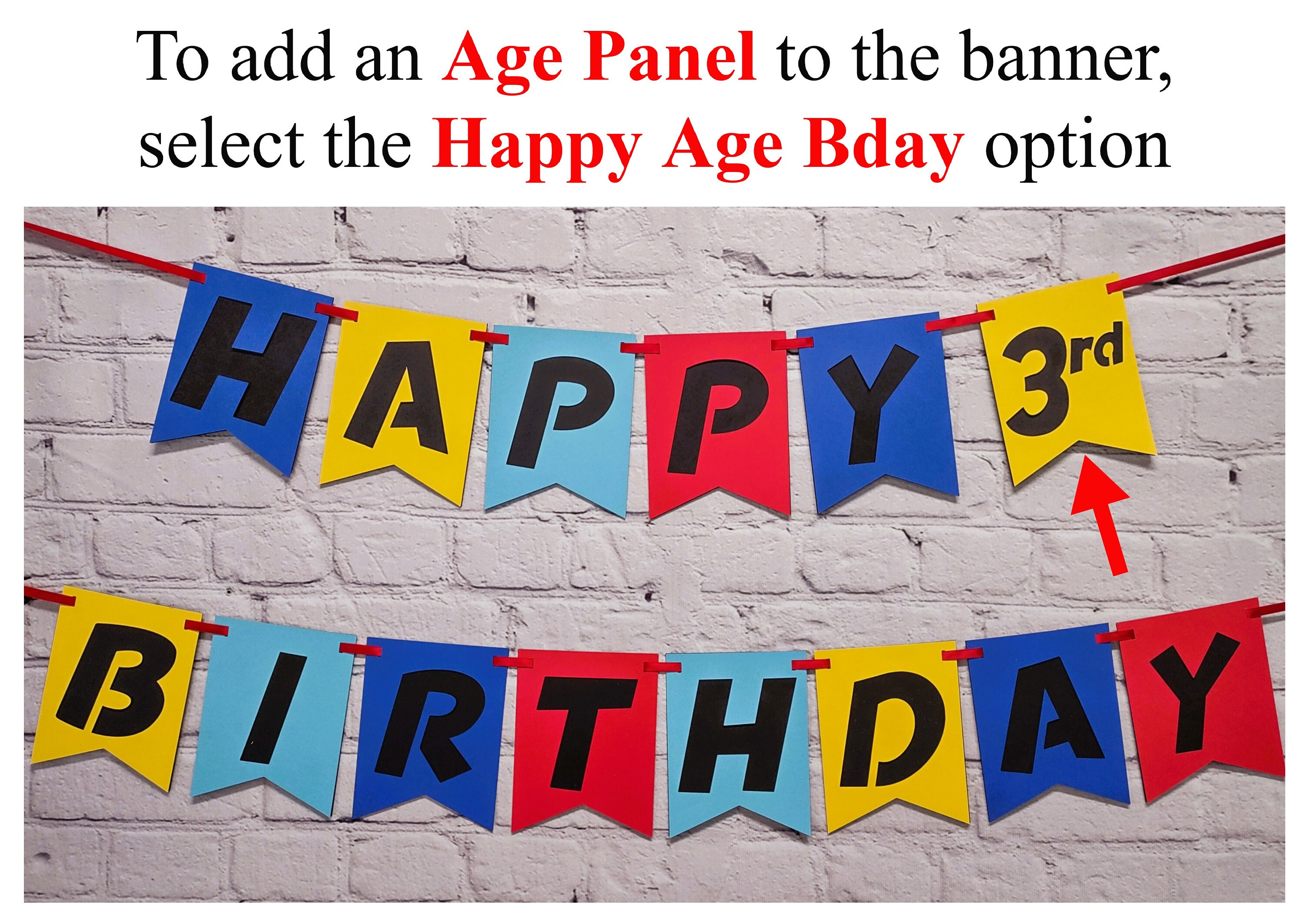 Superhero Birthday Banner Comic Book Party Decoration Personalize Age ...