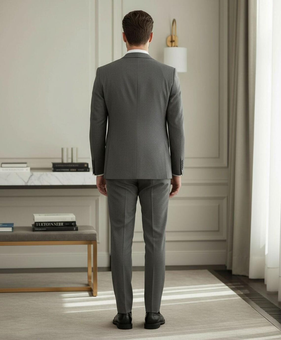 Mens Piece Suit – Elegant Slim Fit Formal Outfit With Vest, Tailored ...