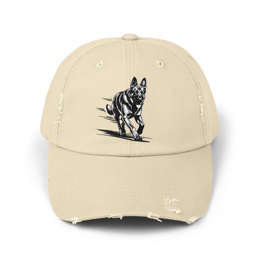 Distressed Black German Shepherd Agility Cap: Unisex Dog Lover Hat - Etsy