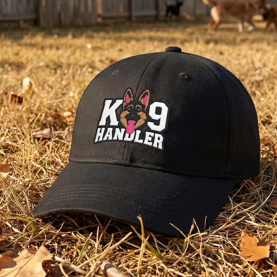 Classic K9 Handler Embroidered German Shepherd Hat - Gift for Dog ...