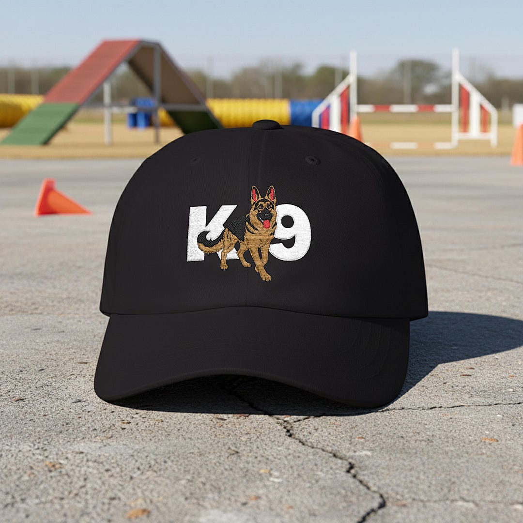 Classic Embroidered K9 German Shepherd Hat | Dog Lover's Hat ...