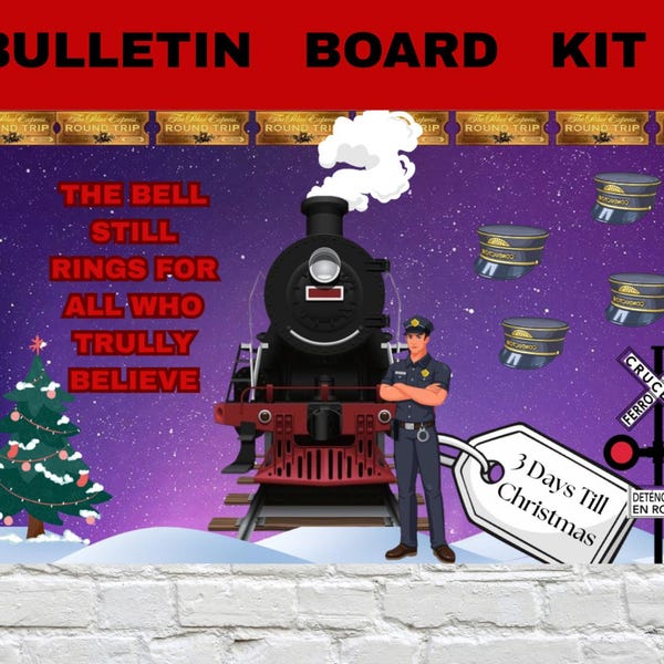 Polar Express Door Decorations - Etsy